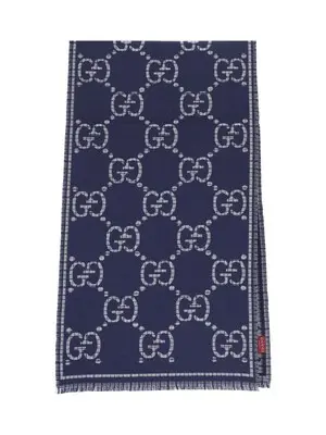 Gucci Scarf "gg - Blue