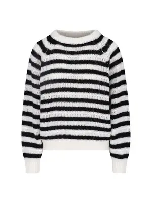 LISA YANG Striped Cashmere Sweater