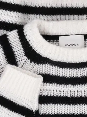 LISA YANG Striped Cashmere Sweater
