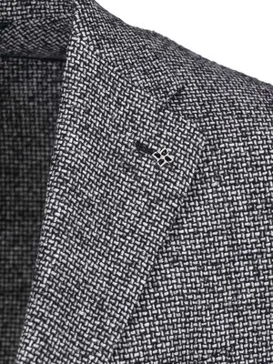 Tagliatore Single-breasted Blazer In Wool Blend