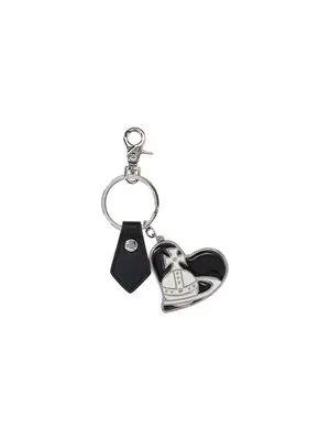 VIVIENNE WESTWOOD Keychain Charm "orb Heart - Black