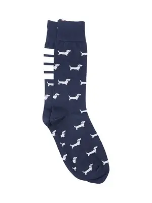 Thom Browne Socks "hector - Blue