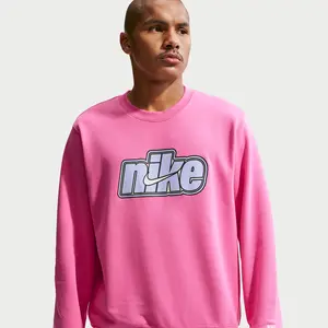 Nike Sportswear Club French Terry Crew-neck Sweatshirt - Pink
