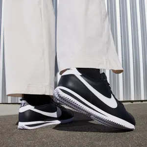 Nike Cortez Leather "/white" Sneakers - Black