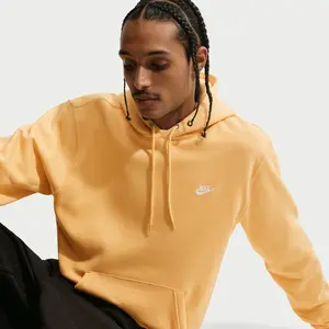 Nike Club Pullover Fleece Hoodie - Brown