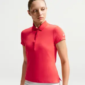 Nike Golf Club Dri-fit Uv Short-sleeve Golf Polo - Red