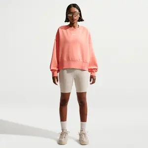 Nike Collection Essentials Oversized Fleece Crew Sweatshirt