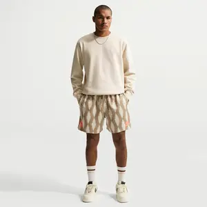 Nike Club Fleece Crew - Brown