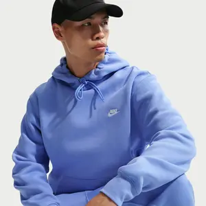 Nike Club Pullover Fleece Hoodie - Blue