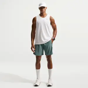 Nike Miler Dri-fit 2-in-1 7" Running Shorts - Grey