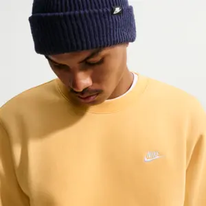 Nike Club Fleece Crew - Brown