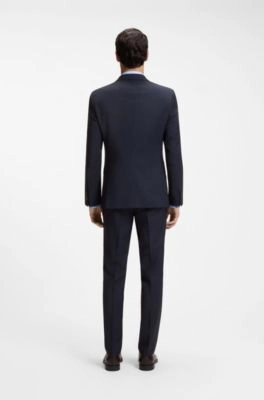 BOSS Two-piece Slim-fit Suit In Virgin Wool
