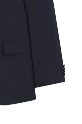 BOSS Two-piece Slim-fit Suit In Virgin Wool