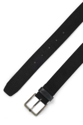 BOSS X Aston Martin Perforated Suede Belt
