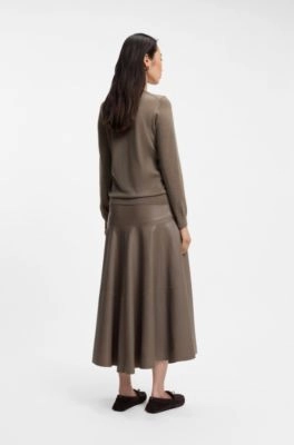 BOSS Slim-fit Crewneck Sweater In Superfine Merino Wool