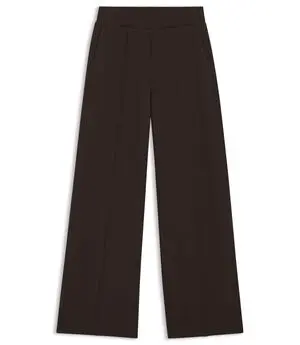 BOSS Wide-leg Relaxed-fit Pants With Embroidered Double B Logo