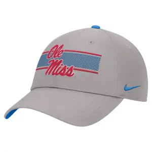 Nike Ole Miss College Ripstop Structured Cap - Grey
