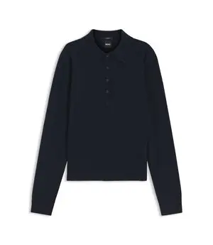 BOSS Pure Cashmere Polo Sweater
