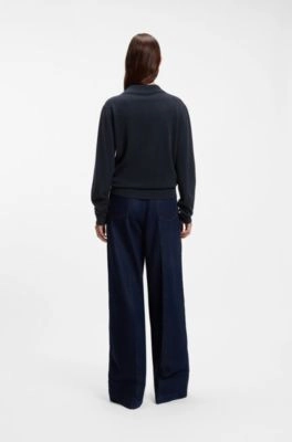 BOSS Pure Cashmere Polo Sweater