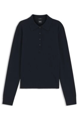 BOSS Pure Cashmere Polo Sweater
