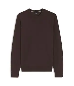 BOSS Merino Wool Sweater In Regular Fit