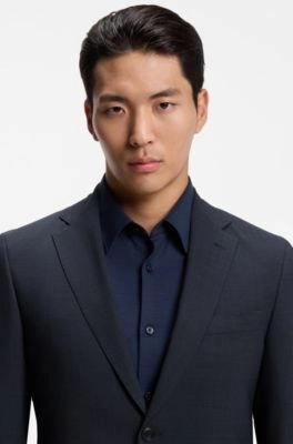 BOSS Two-piece Slim-fit Suit In Performance-stretch Fabric