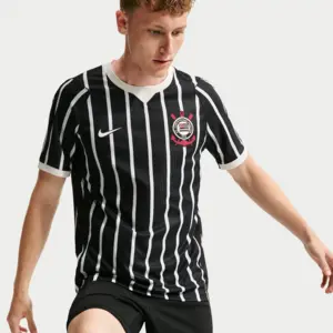 Nike S.c. Corinthians 2026/27 Match Away Aero-fit Soccer Authentic Jersey - Black