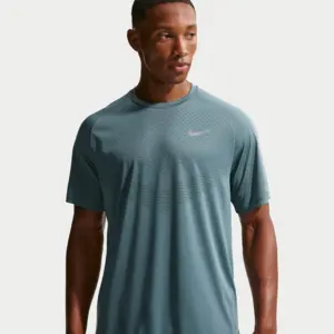 Nike Dri-fit Adv Stride Short-sleeve Running Top - Grey