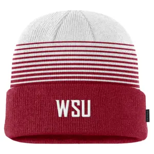 Nike Washington State Sideline Terra College Cuffed Beanie - Red