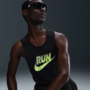 Nike Miler Run Energy Dri-fit Running Tank Top - Black