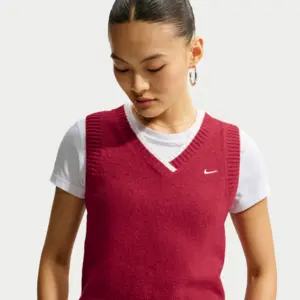 Nike Chill Knit Loose Sweater Vest - Red
