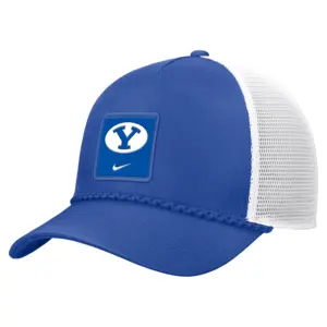 Nike Byu Sideline Rope College Trucker Adjustable Hat - Blue
