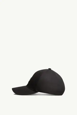 Moncler Silicone Logo Cotton Baseball Cap
