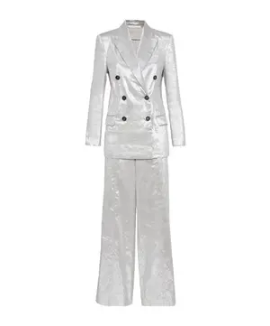 Brunello Cucinelli Metallic Linen-blend Suit