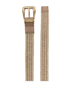 Brunello Cucinelli Woven Buckle Belt