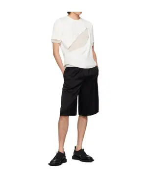 PETER DO Silk T-shirt With Asymmetrical Slit