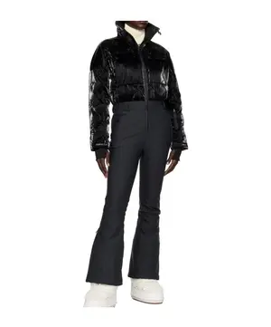 Perfect Moment Helen Embroidered Quilted Down Ski Suit
