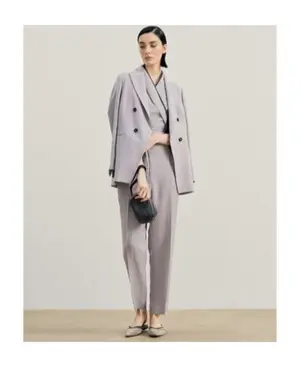 Brunello Cucinelli High-waisted Tailored Trousers With Belt Loops
