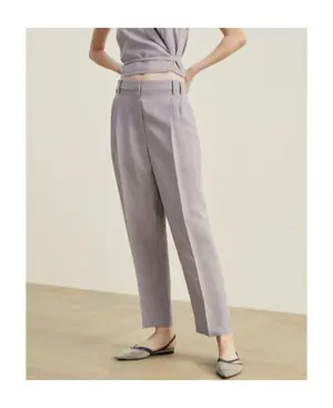 Brunello Cucinelli High-waisted Tailored Trousers With Belt Loops
