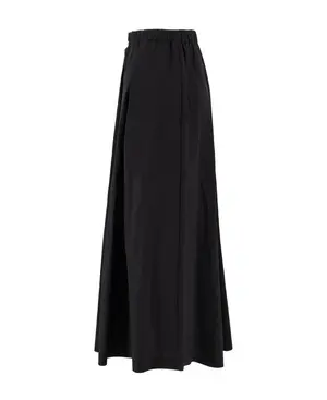 Brunello Cucinelli Buckled Pleated Midi Skirt