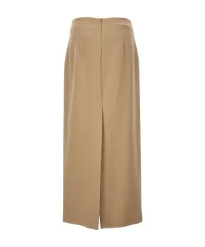 Brunello Cucinelli Midi Skirt With Slit Detail