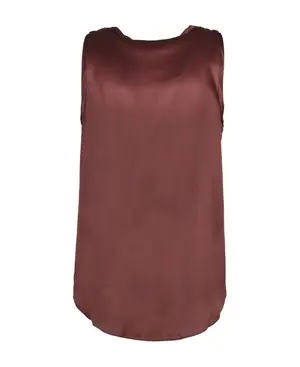 Brunello Cucinelli Sleeveless Silk Top