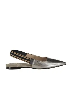 Brunello Cucinelli Slingback Strap Flat Ballerina Shoes - Multicolor