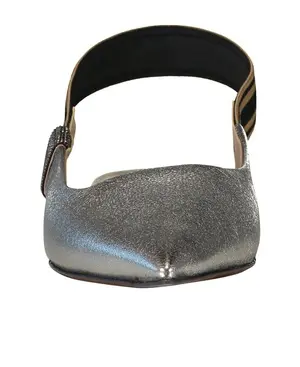 Brunello Cucinelli Slingback Strap Flat Ballerina Shoes