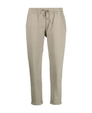 Brunello Cucinelli Sparkling Lamé Fine-knit Trousers