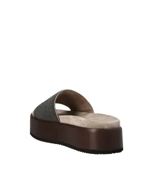 Brunello Cucinelli Chunky Open-tie Sandals