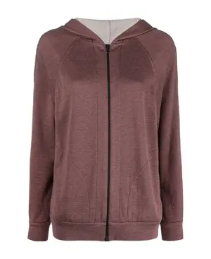 Brunello Cucinelli Jersey-knit Drawstring Zipped Hoodie