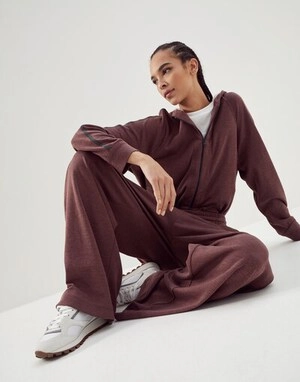 Brunello Cucinelli Jersey-knit Drawstring Zipped Hoodie