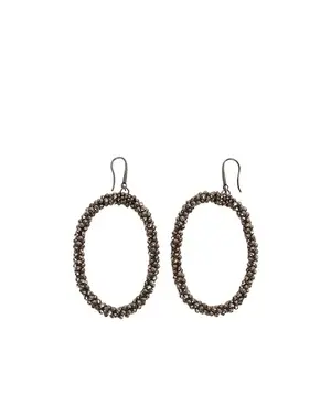 Brunello Cucinelli Crystal-embellishment Drop Earrings
