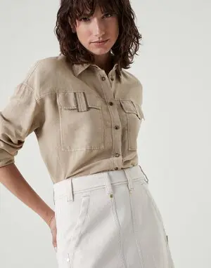 Brunello Cucinelli Monili-embellished Buttoned Shirt